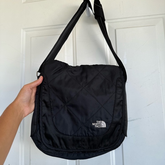 The North Face | Bags | The North Face Black Quilted Nylon Crossbody ...